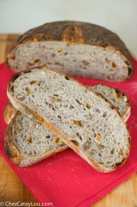 Golden Raisin Pecan Bread - Chez CateyLou