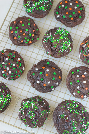 Double Chocolate Guinness Cookies - Chez CateyLou